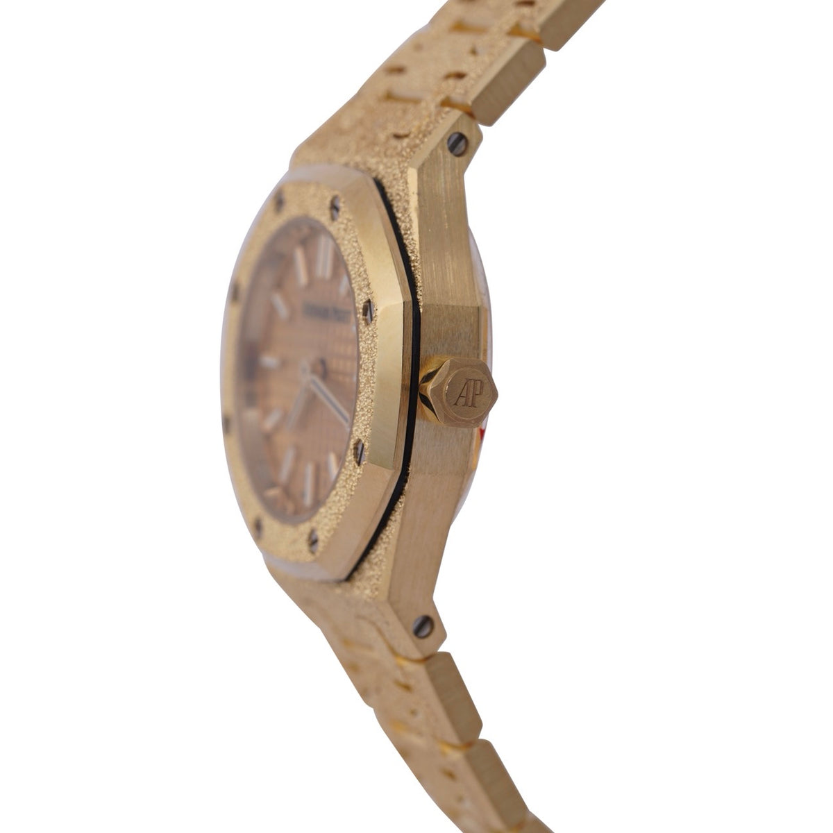 Audemars Piguet Royal Oak Frosted Ladies 67630BA.GG. | Yellow dial | F ...